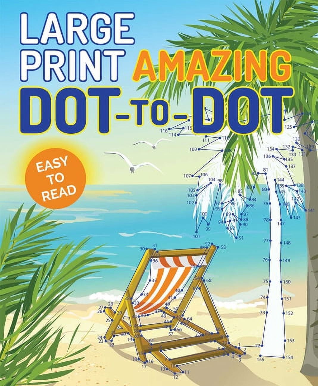 Thunder Bay Press, Large Print Puzzle Books, Dot-To-Dot, 256 pages ...