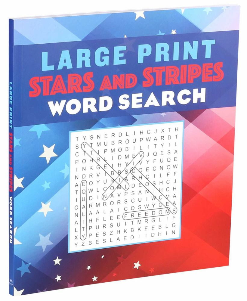 EDITORS OF THUNDER BAY PR: Large Print Stars and Stripes Word Search ...