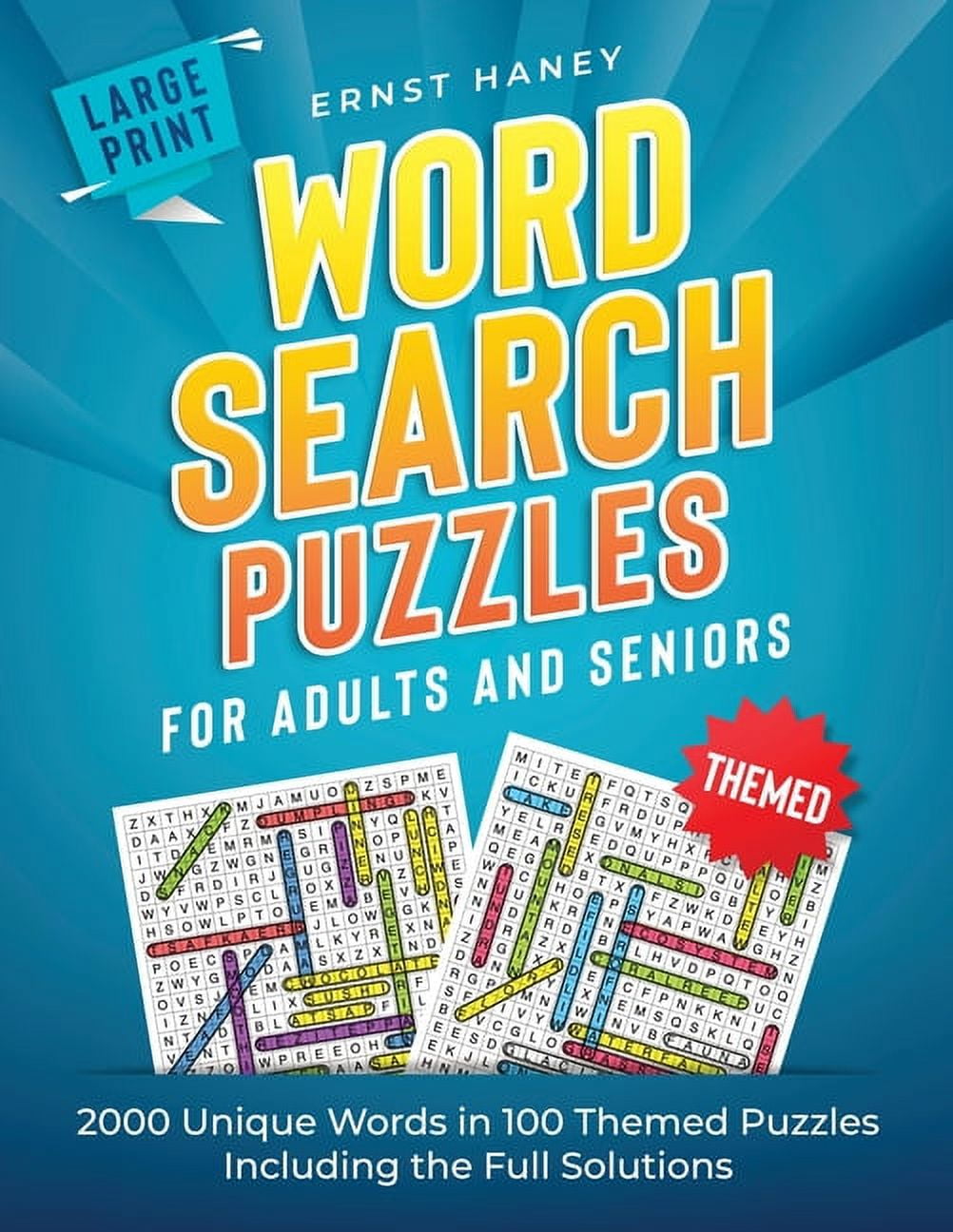 Large Print Themed Word Search Puzzles for Adults and Seniors: 2000 ...