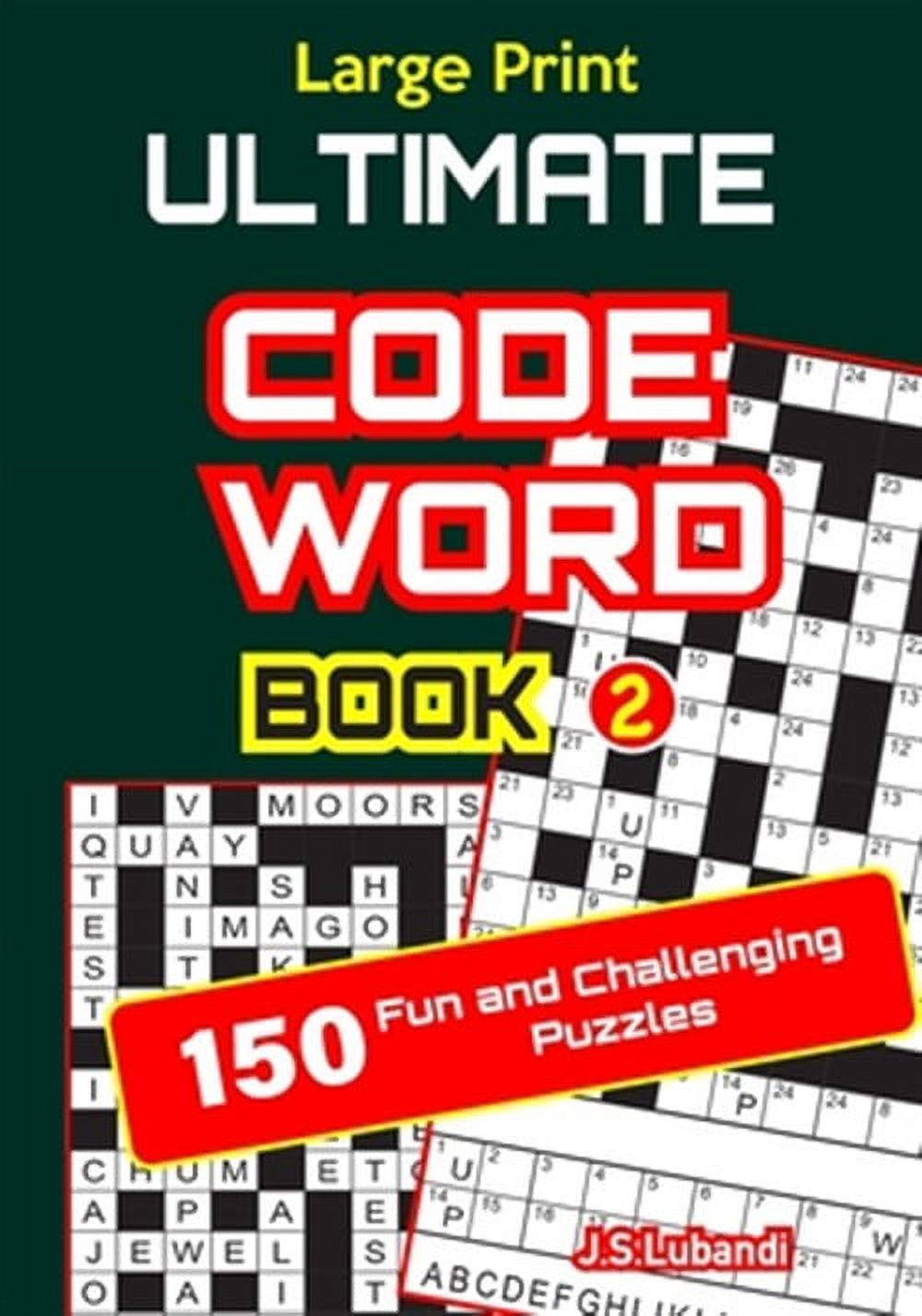 Large Print ULTIMATE CODEWORD Book 2 - Walmart.com