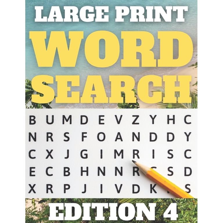 Bendon Large Print Word Search BENDON, LARGE PRINT Jumbo Word Search,