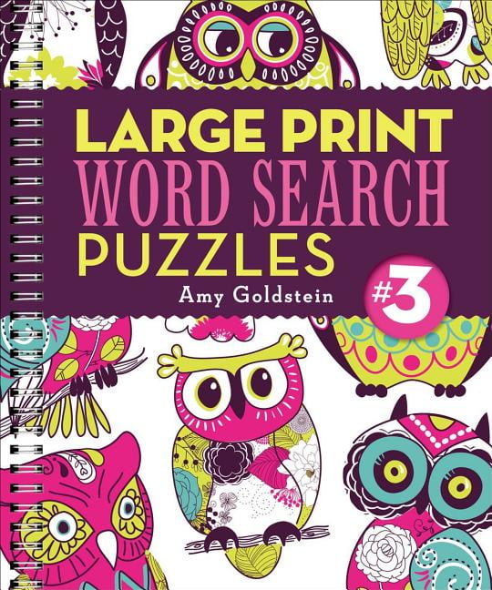 Large Print Word Search Puzzles Large Print Word Search Puzzles 3 ...