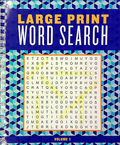Large Print Word Search (Volume 1) - Walmart.com