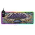 Large RGB Wireless Charging Mouse Pad Vibrant Lavender in A Vase14 LED ...