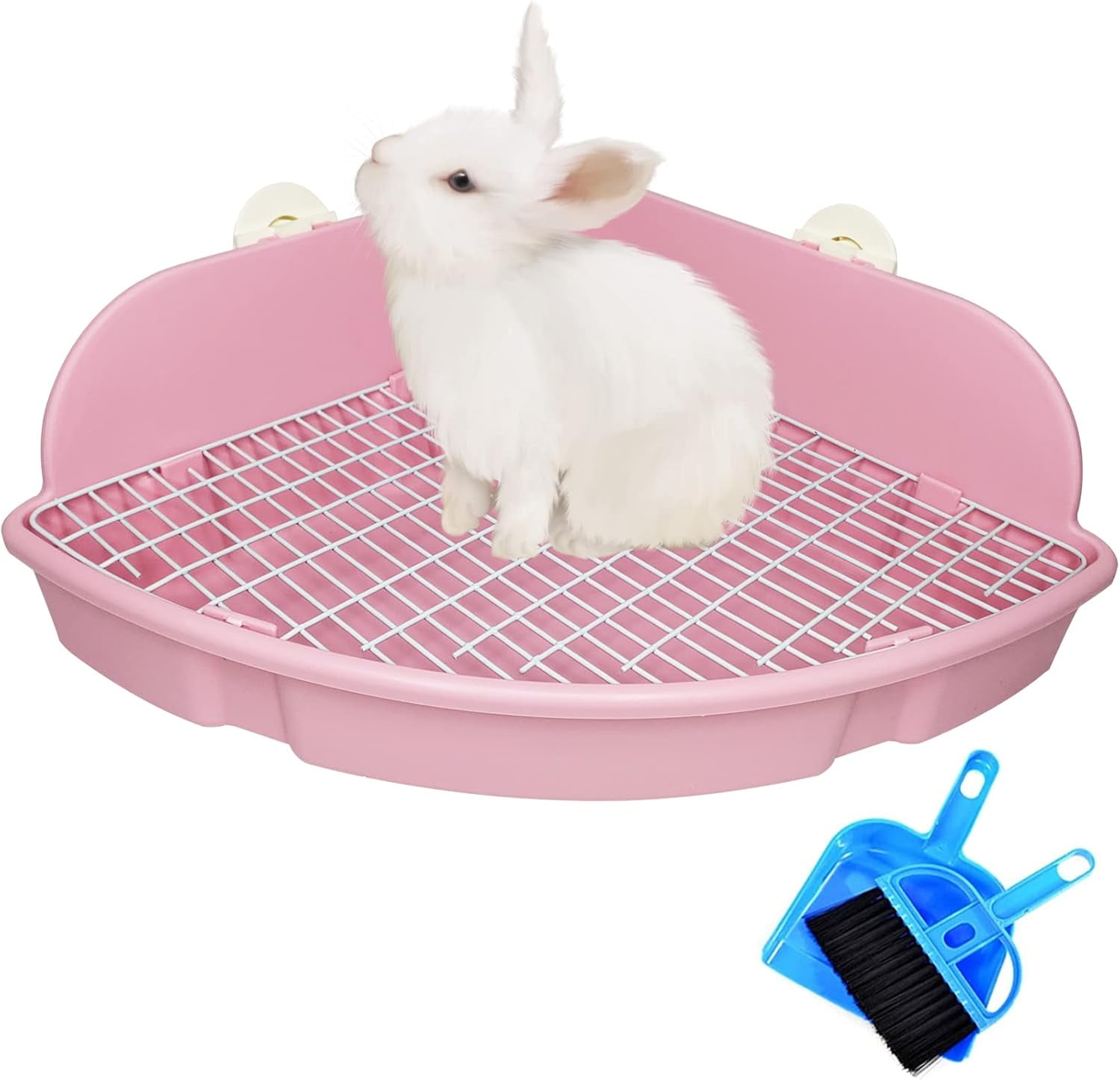Large Rabbit Litter Box Small Animal Cage Toilet Pet Potty Bunny Corner ...