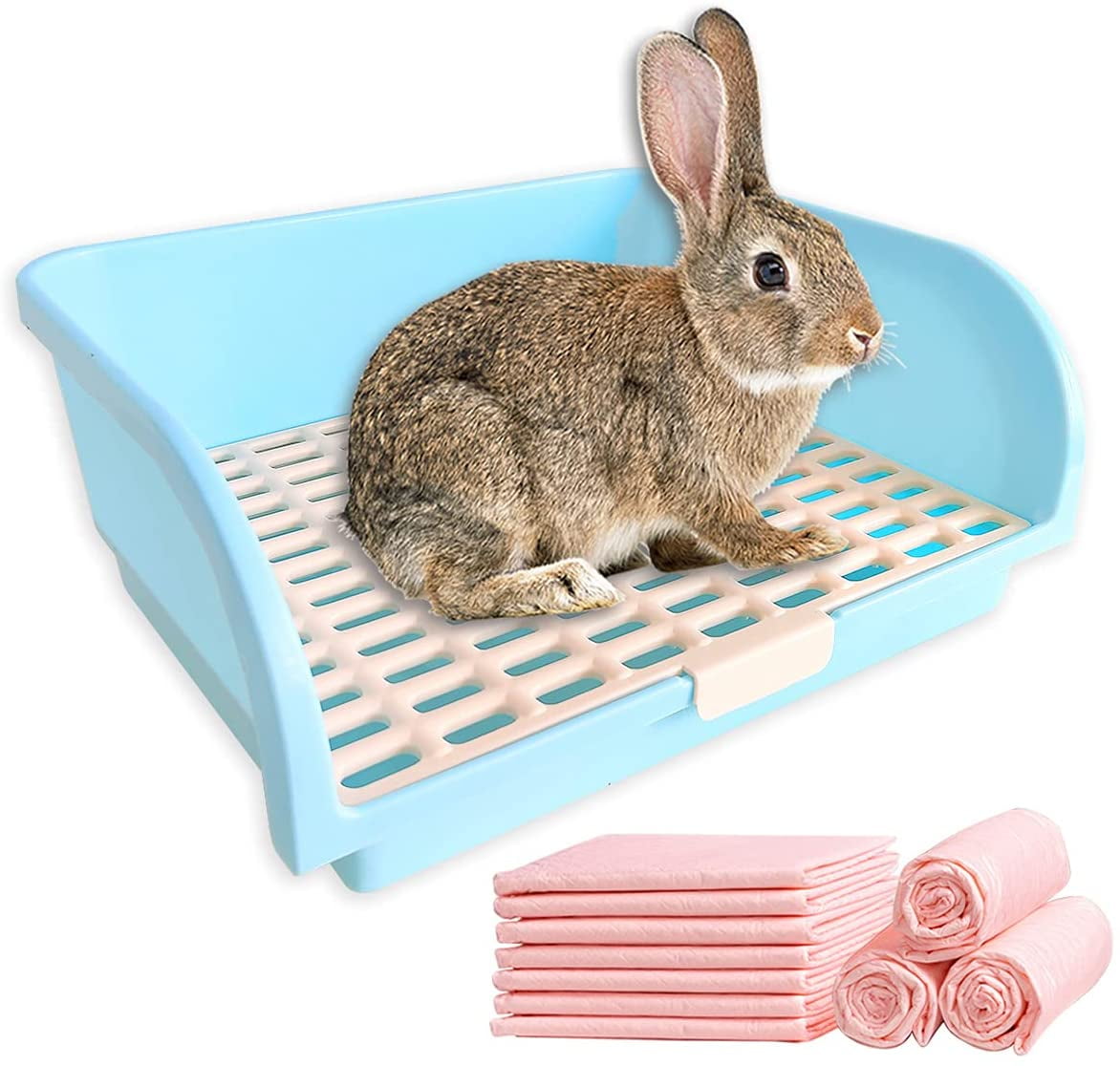 Large Rabbit Litter Box, Small Animal Potty Trainer, Bunny Corner ...