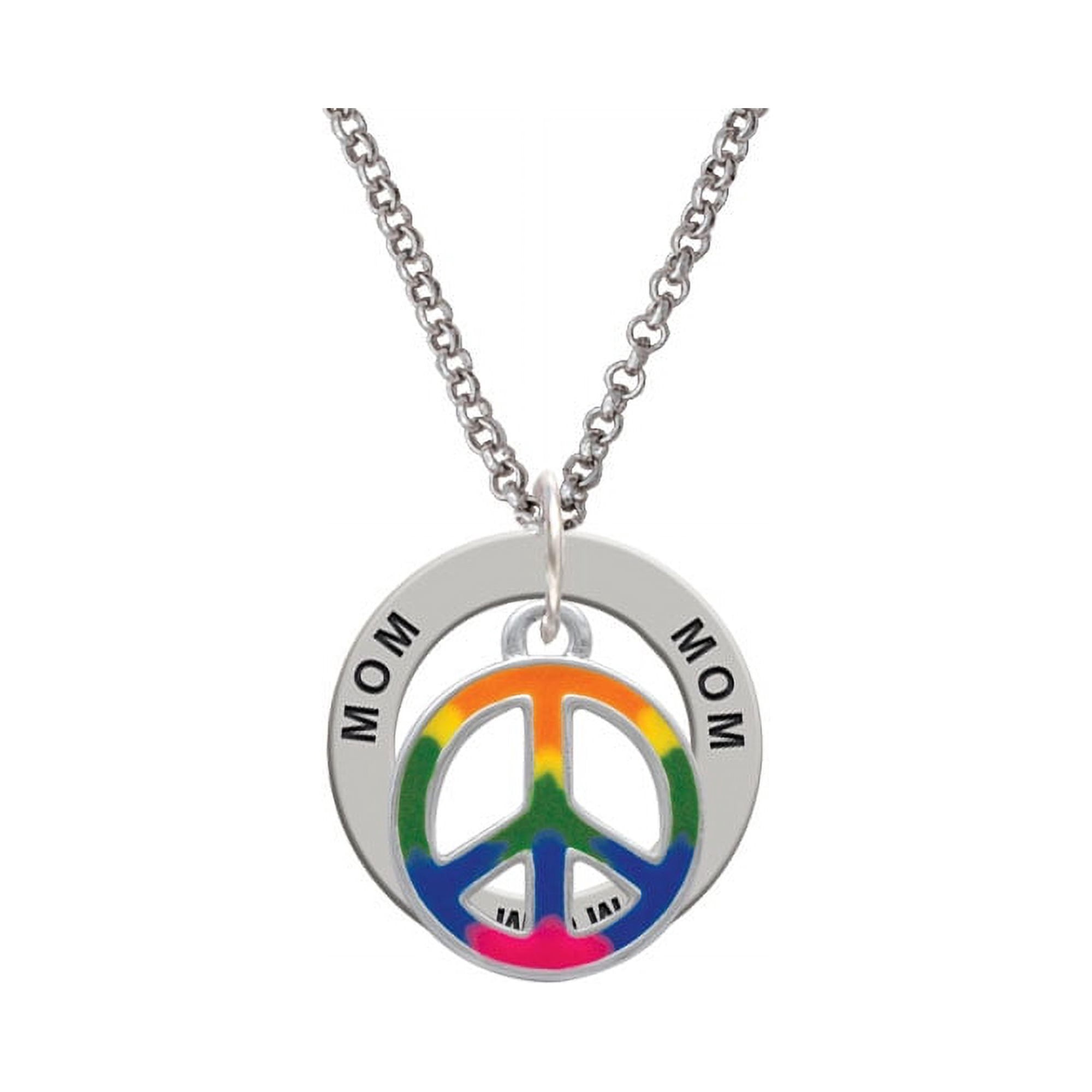 Rainbow Colored Peace Signs