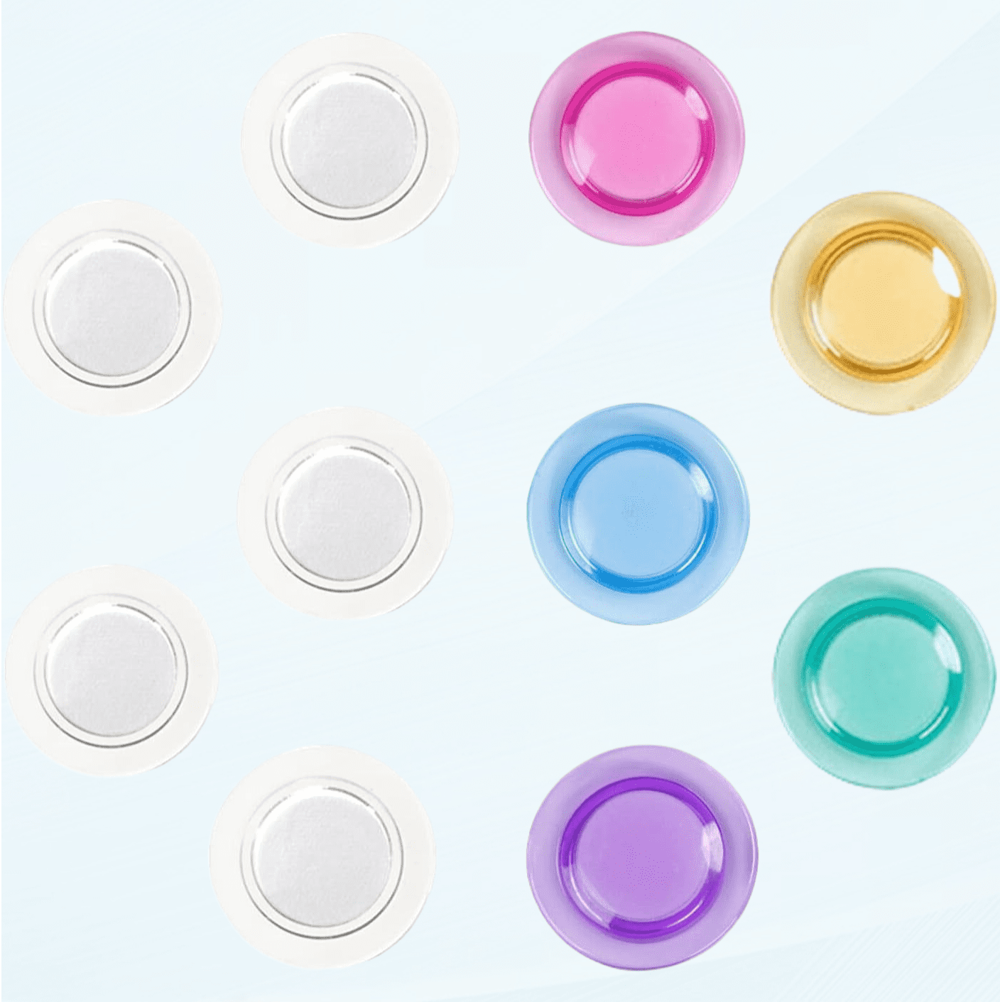 Large Rare Earth Magnets, 10 Pack, Assorted Colors, for Dry Erase Board ...