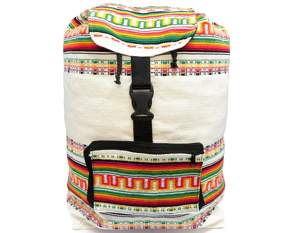 Large Rasta Multicolored Peruvian Tribal Print Pattern Lightweight ...