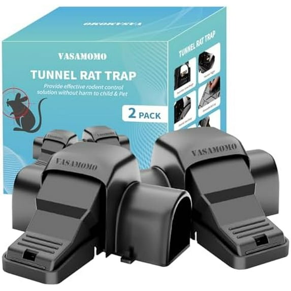 Large Rat Trap, Humane Dual-Entry Tunnel Traps for Rat, Mice ...