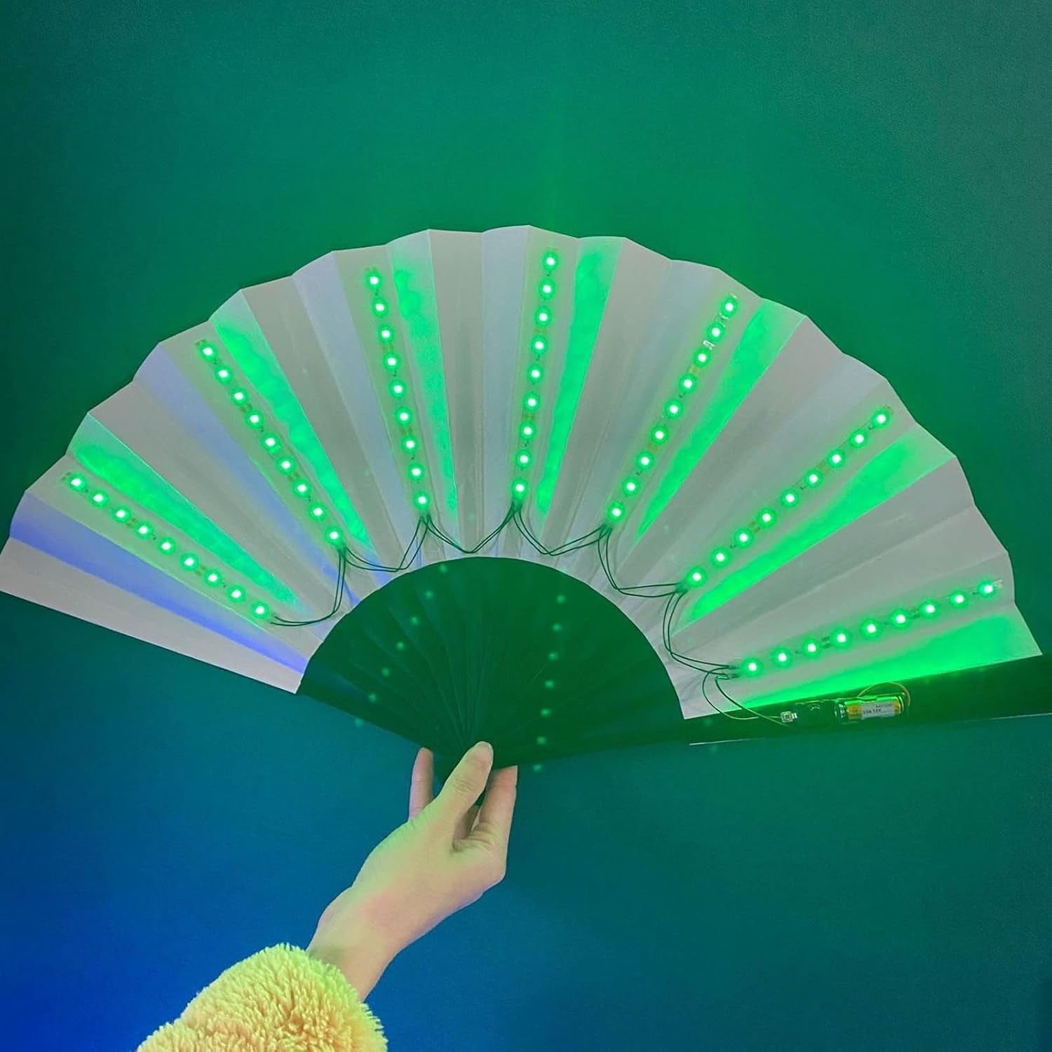 Large Rave Fan Popping Fan Clacking Fans for Line Dancing,Hand Fans for ...