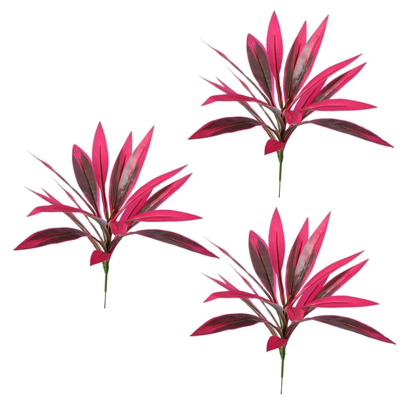 Large Realistic Artificial Boston Fern & Dragon's Blood Tree, UV ...