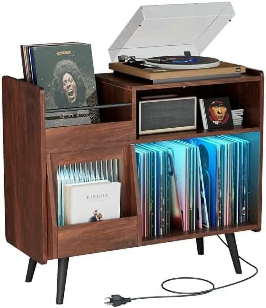 Large Record Player Stand, 350 Vinyl Record Storage Holder, Record ...