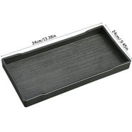 Uxcell 8x6" Fast Food Tray, Plastic Multi-Purpose Rectangle Serving ...