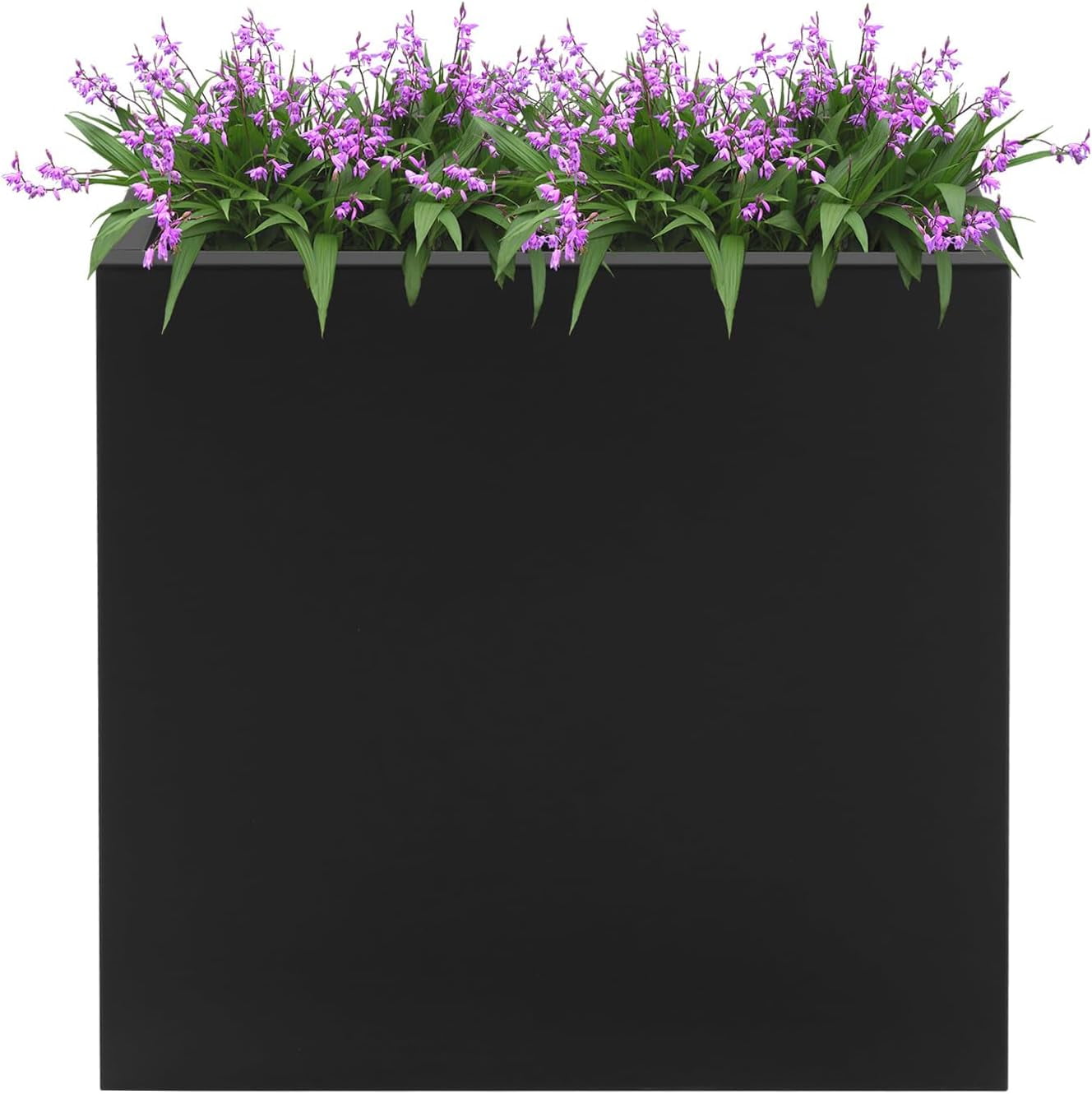 Large Rectangular Planter Box Metal Privacy Planters for Patio Vertical ...