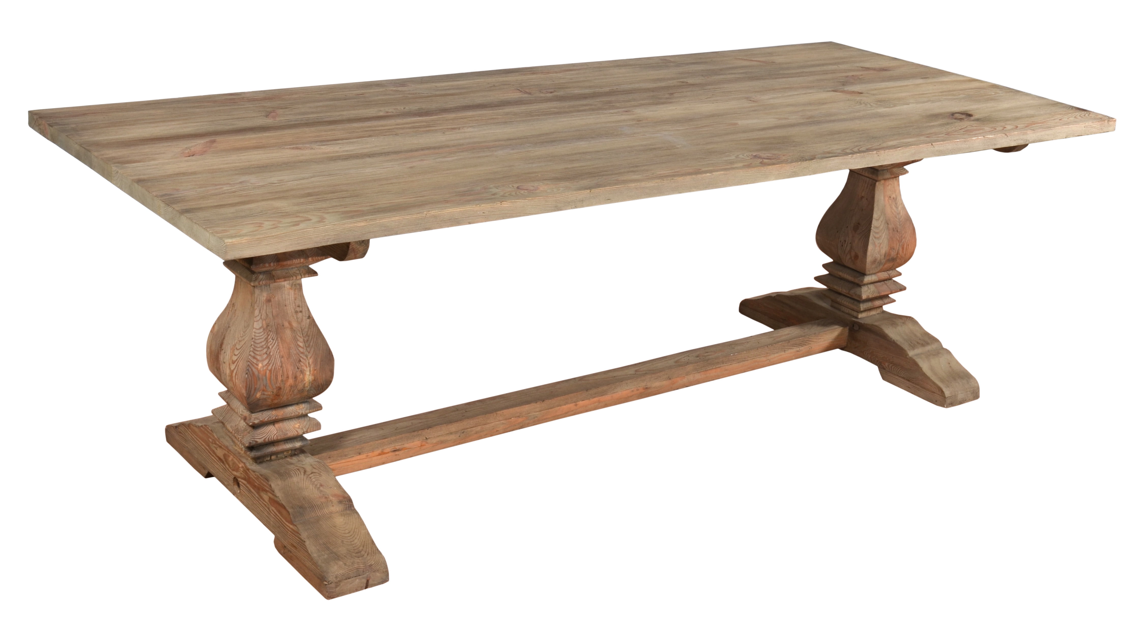 Large Rectangular Rustic Farmhouse Modern Dining Table - Walmart.com