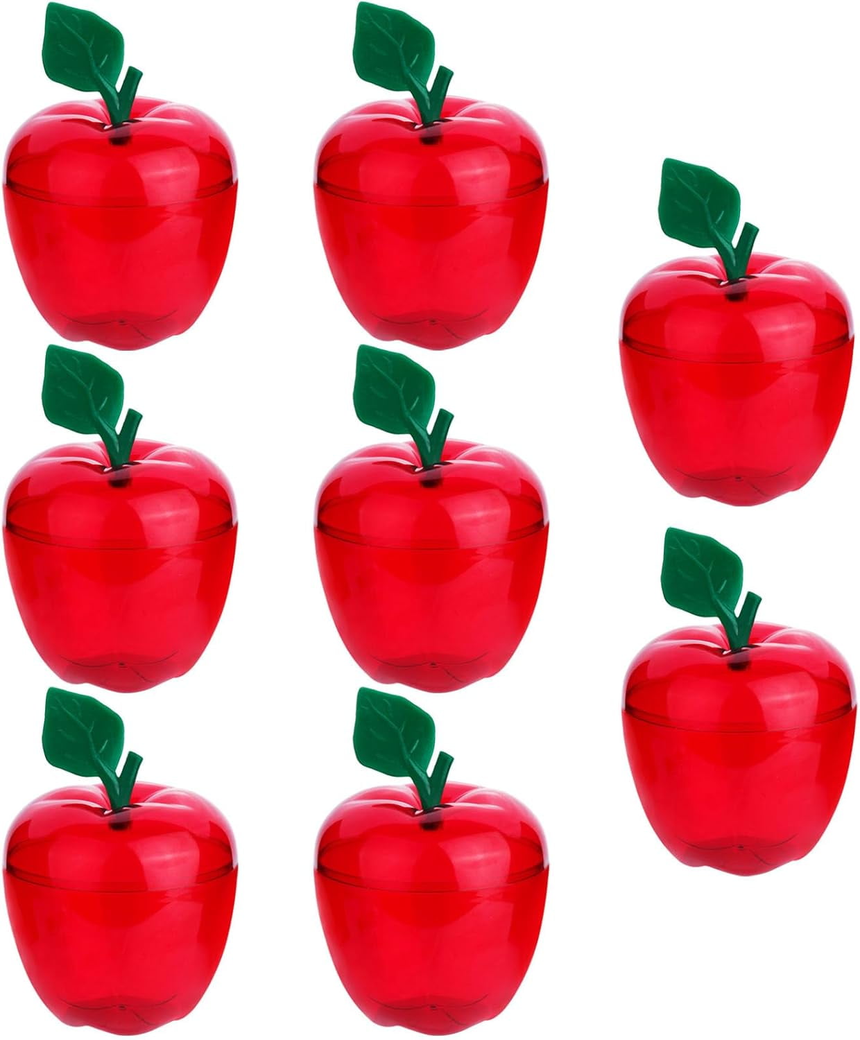 Large Red Apple Container Jar for Teachers,Apple Shaped Candy Jar Back ...