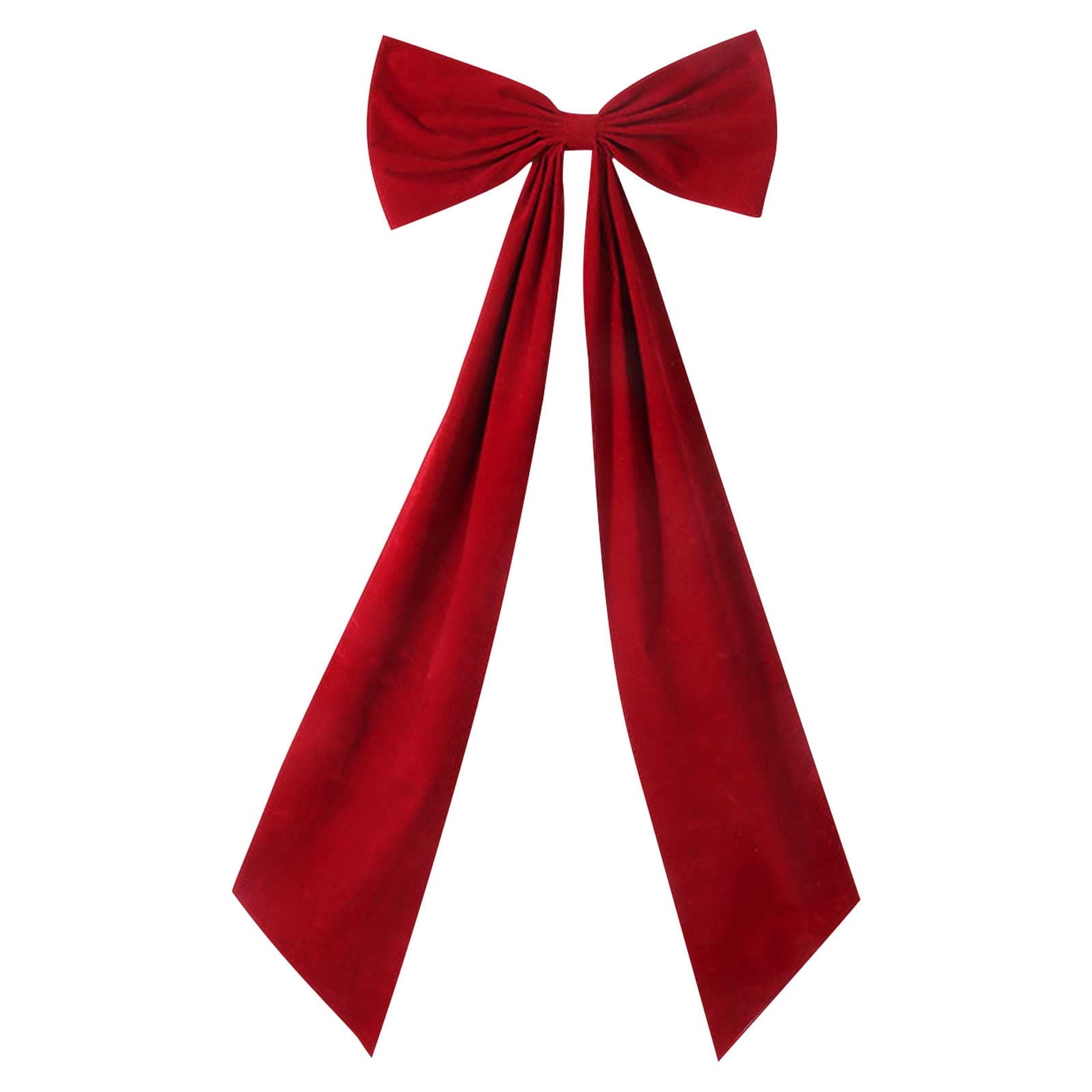 Large Red Bow Tree Topper for Christmas Decorations - Elegant Festive ...