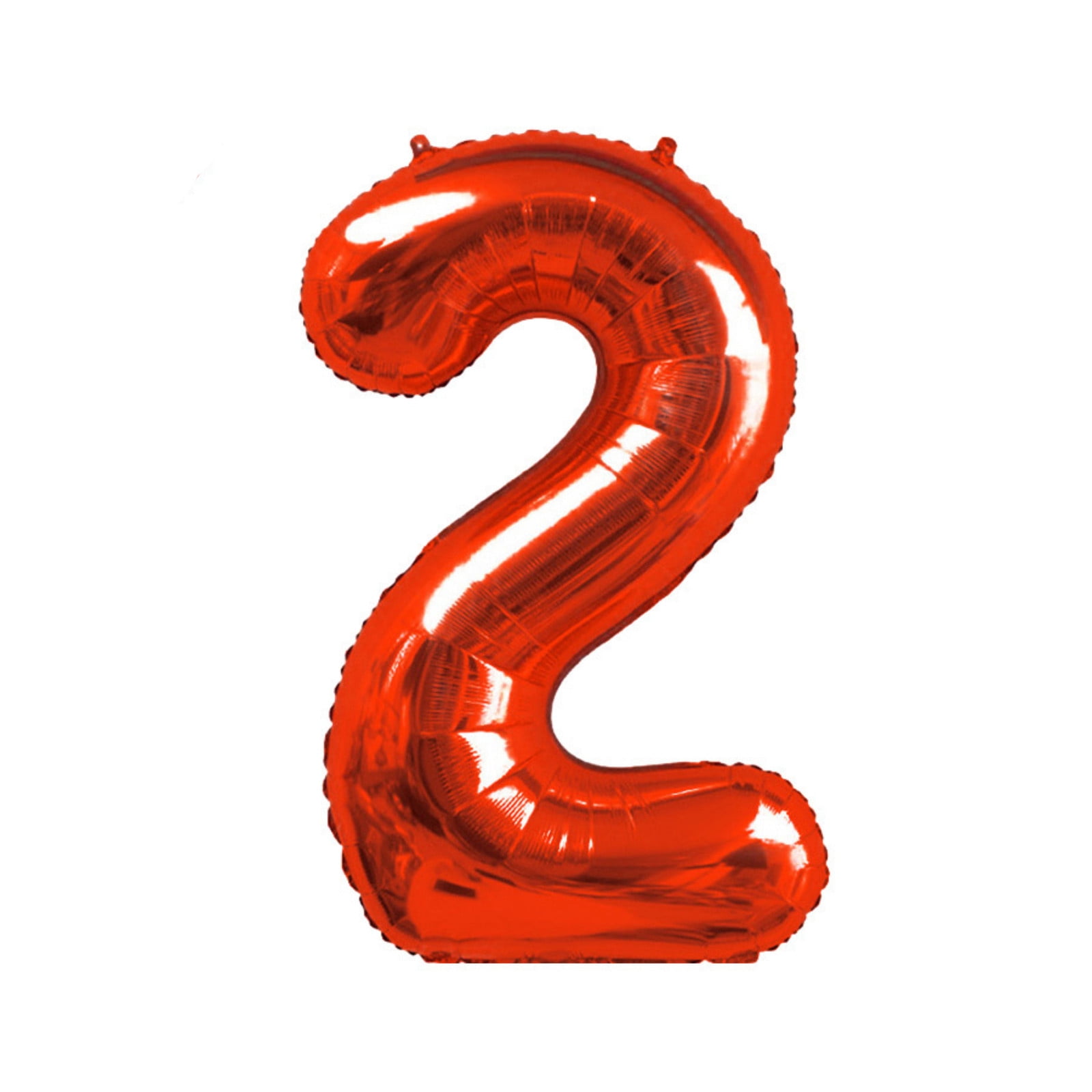 Large Red Foil Number 0 Balloon, 40 Inch Helium Air Inflatable Mylar ...