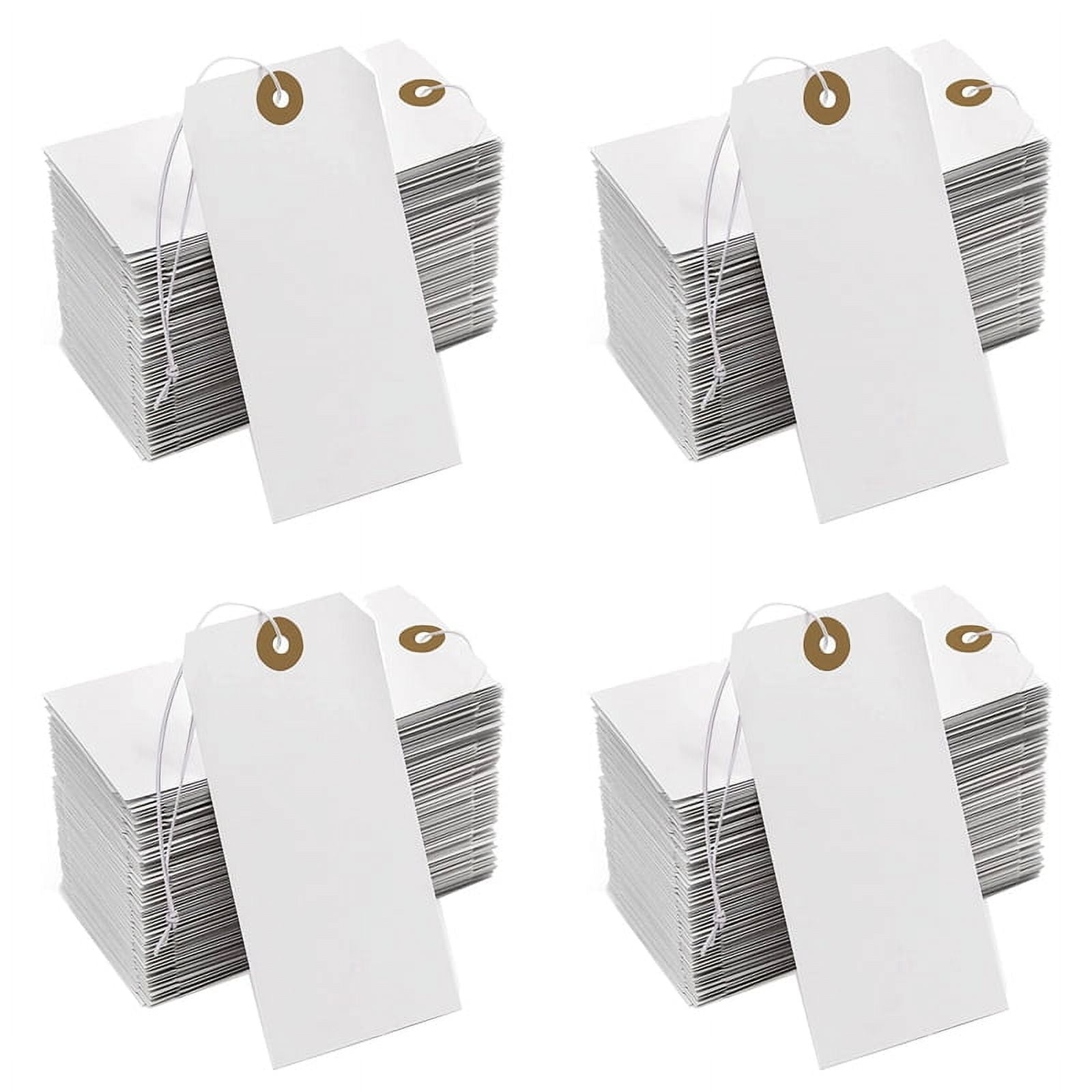 Large Reinforcing Hole Paper Tag with String Attached,800 Pcs Paper ...