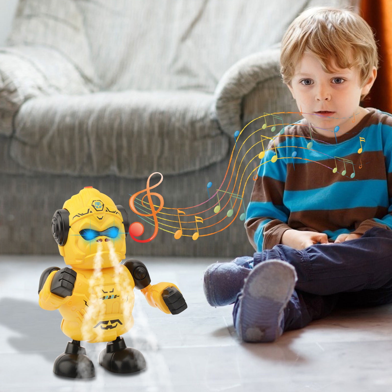 Large Remote Control Robot for Kids,Electric Spray Robot,Walks, Talks ...