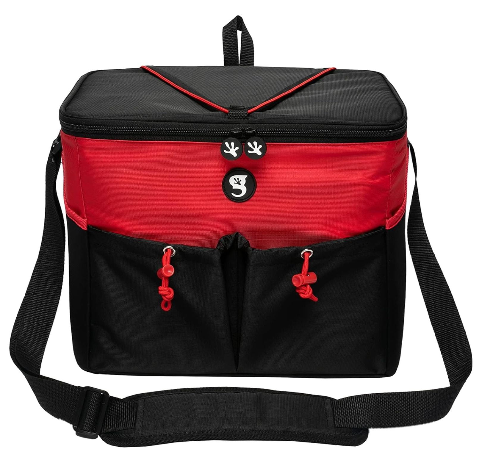 Large Removable Hardliner Tote Cooler – Holds Up to 24 Cans or 15 Bottles, 5 Pockets/2 Neoprene ...