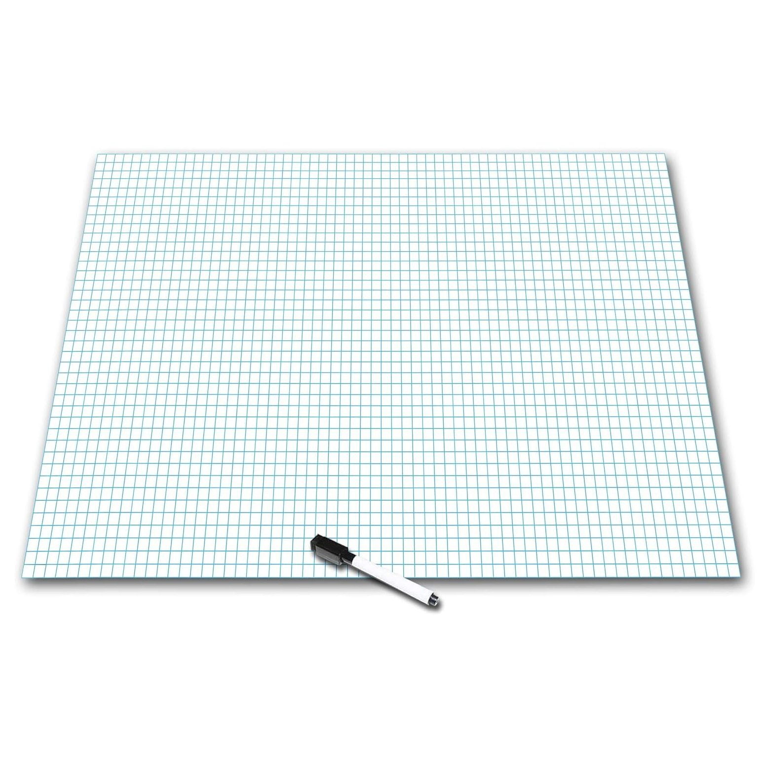 BIG 22x34 Large Laminated Reusable Grid Graph Paper for Designs and ...