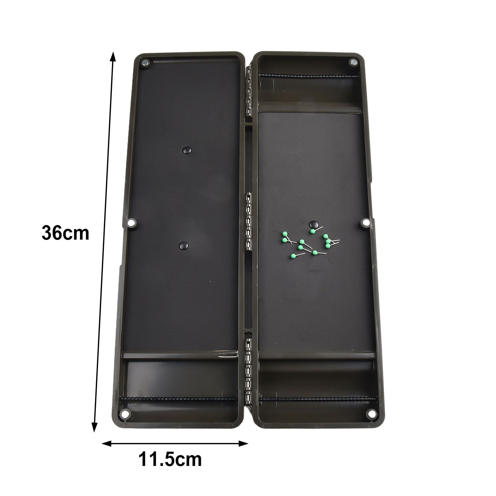 Large Rig Safe Plastic Rig Magnetic Fishing Storage Carp Fishing Box 34 ...