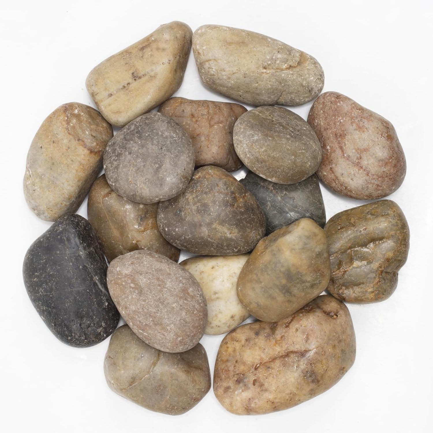 Large River Stones 2-3 Inch, 10lbs - Perfect for Patio Landscaping ...