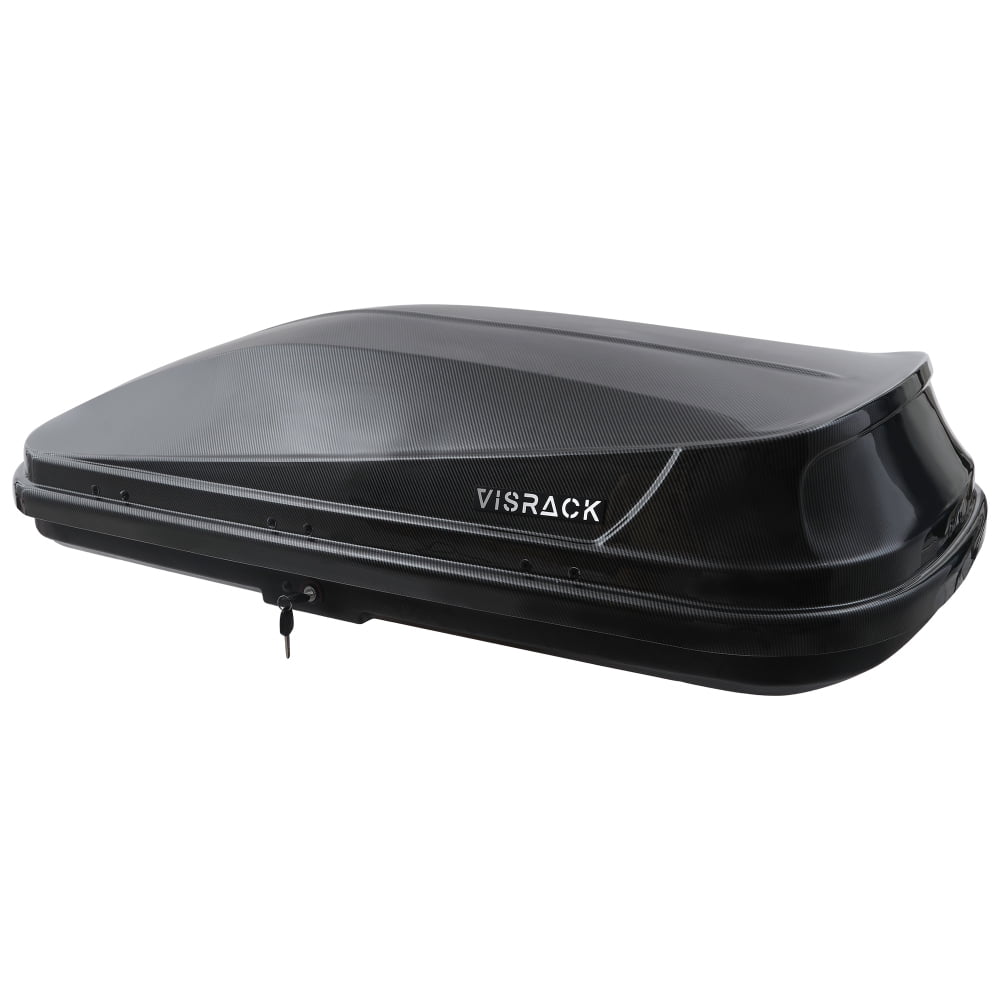 Large Rooftop Cargo Carrier Box with Keys, 12 Cubic Feet 130 Lbs Heavy ...