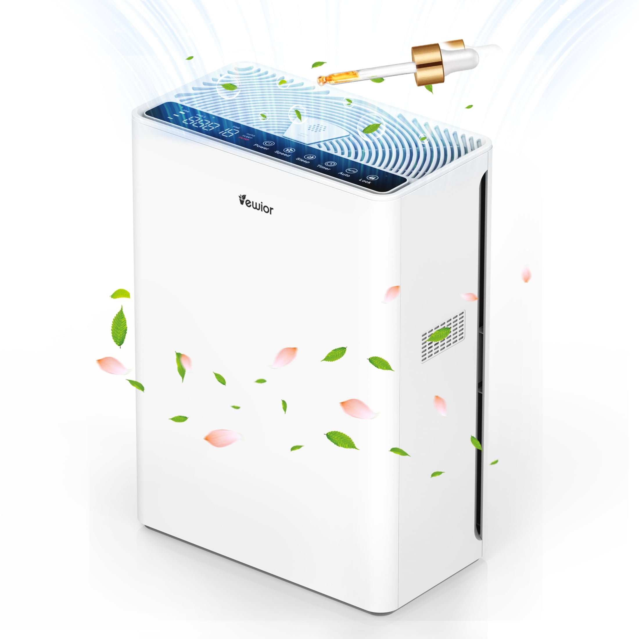 Air Purifiers For Home Large Room Up To 1730 sqft H13 HEPA Air Purifiers Filter With Fragrance Sponge Timer Washable Filter Cover