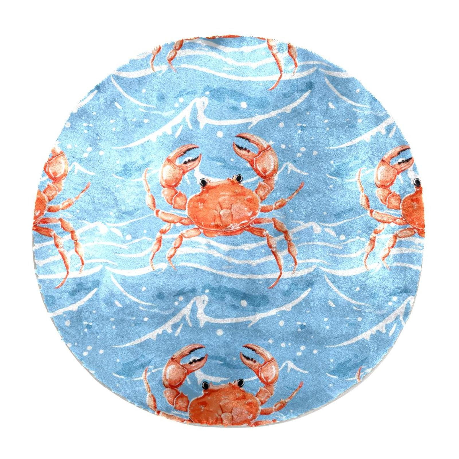 Large Round Fluffy Area Rugs, 100cm Luxury Shag Rug Soft Rugs Non Slip ...