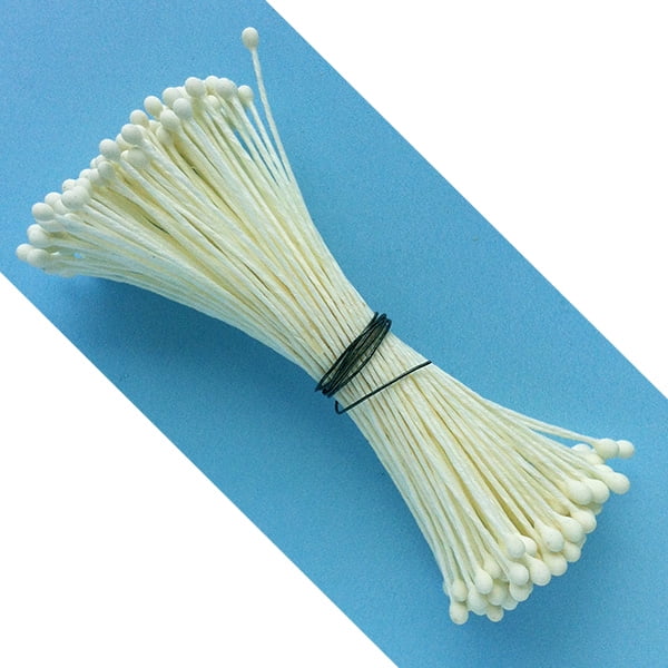 Large Round Tip Flower Stamens (Cream) - Walmart.com
