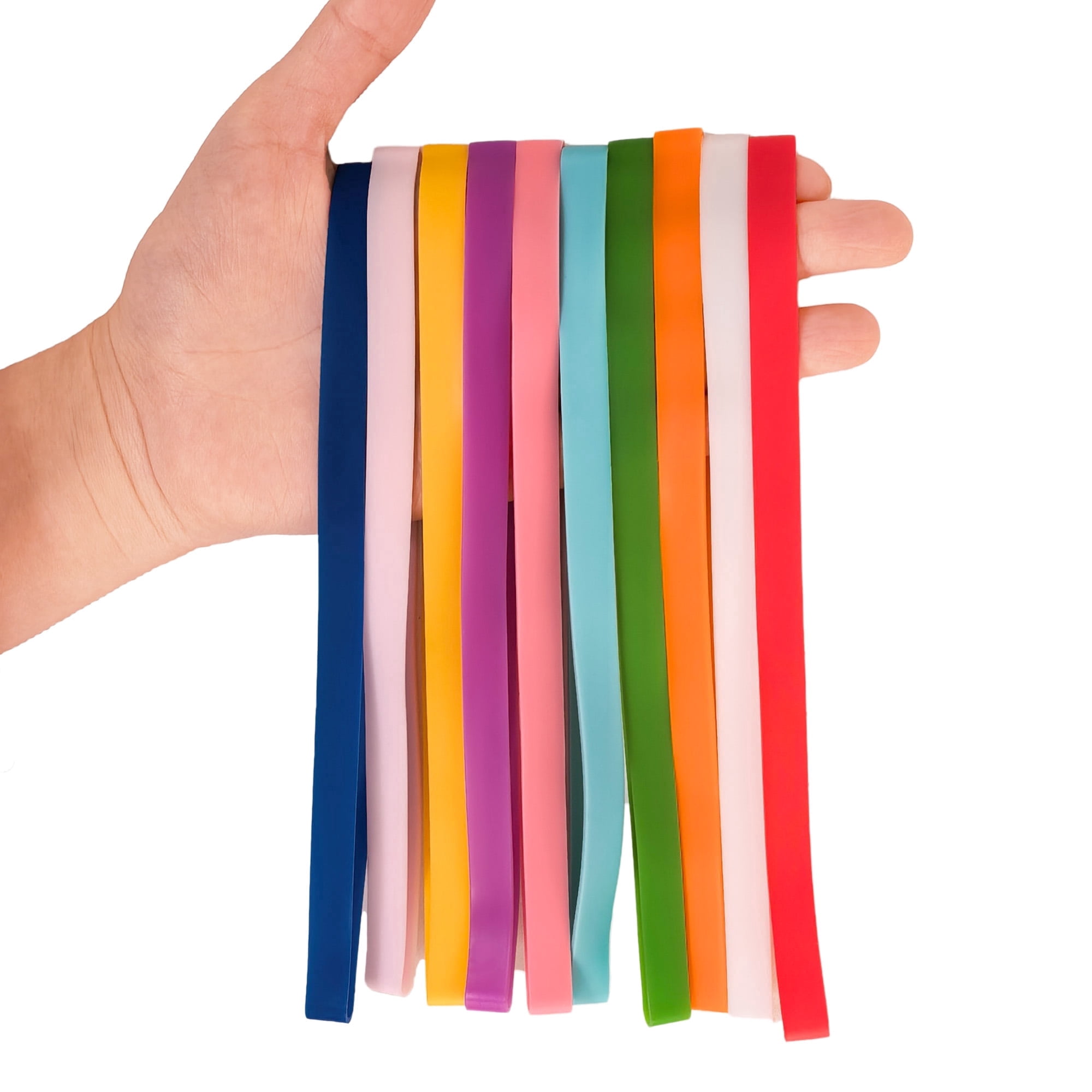 Livease Large Rubber Bands, 7.8in Thick Wide Rubber Band Heavy Duty for ...