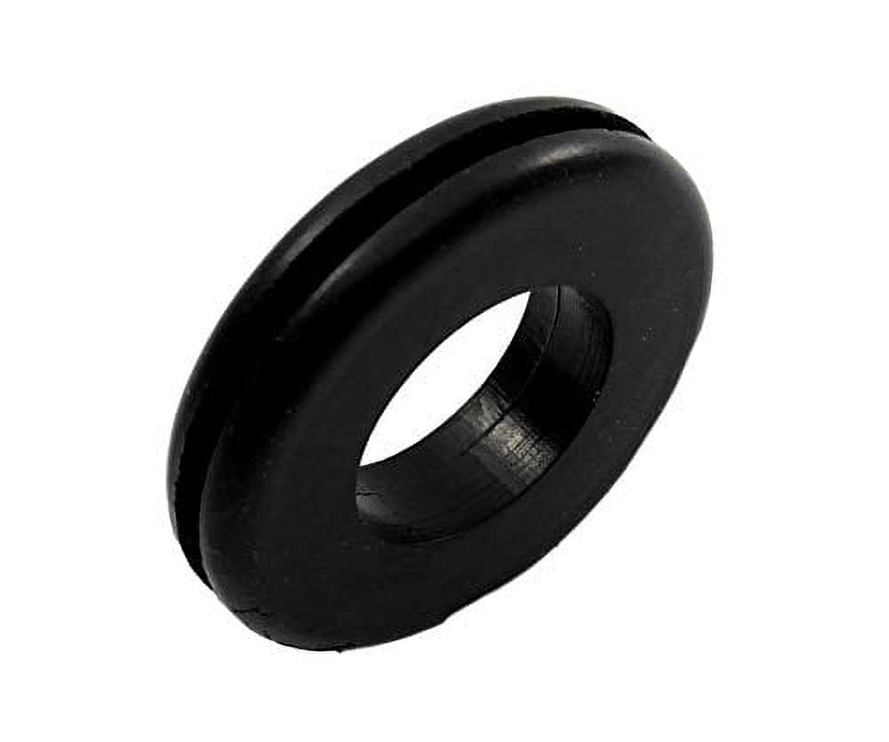 Large Rubber Grommet 3/4" Inner Diameter - Fits 1 1/8" Panel Hole in 1/ ...