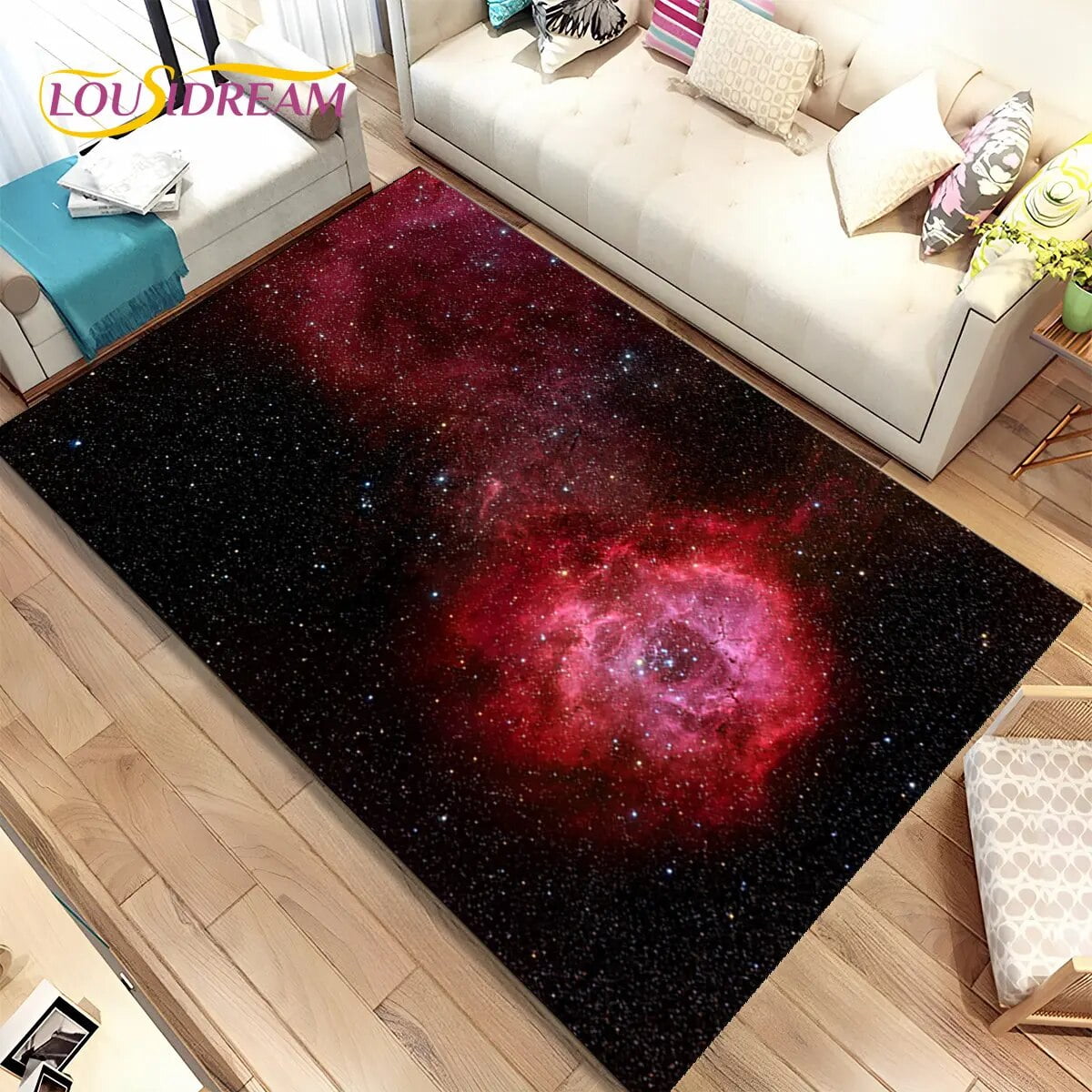 Large Rug Galaxy Universe Space Stars Area Rug Carpet Rug for Home ...