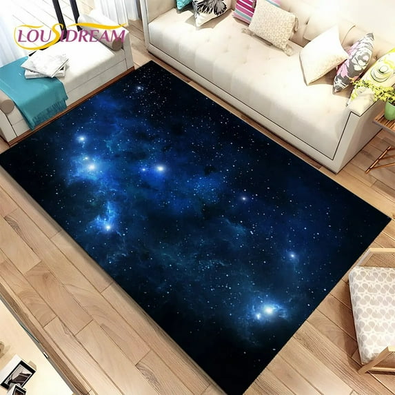 Large Rug Galaxy Universe Space Stars Area Rug Carpet Rug for Home ...