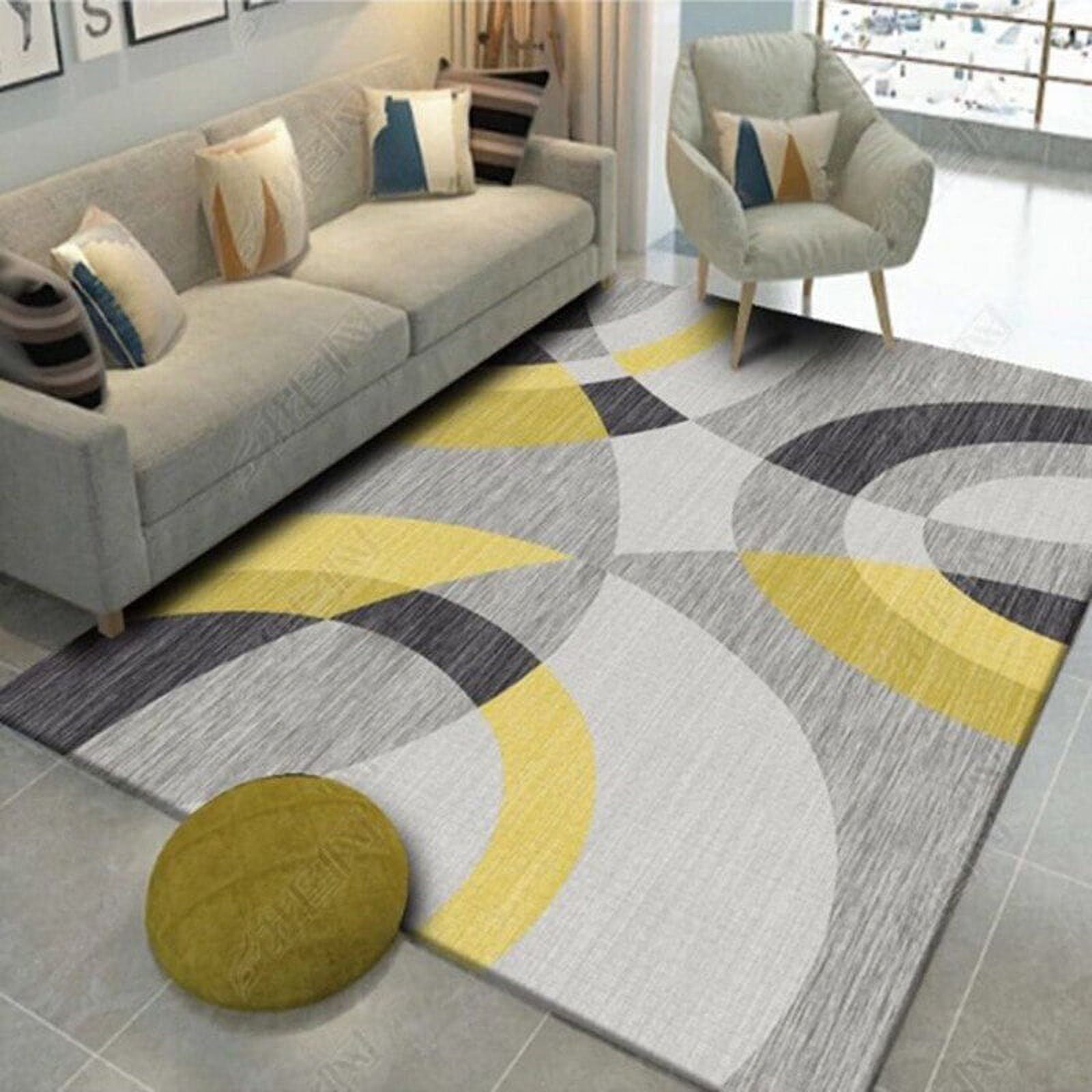 Large Rug Geometric Block Carpet for Living Room Home Decoration Sofa ...