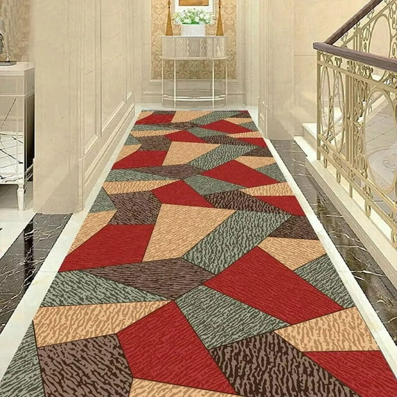Large Rug Long Corridor Carpet Runner Geometric Aisle Long Carpet s for ...