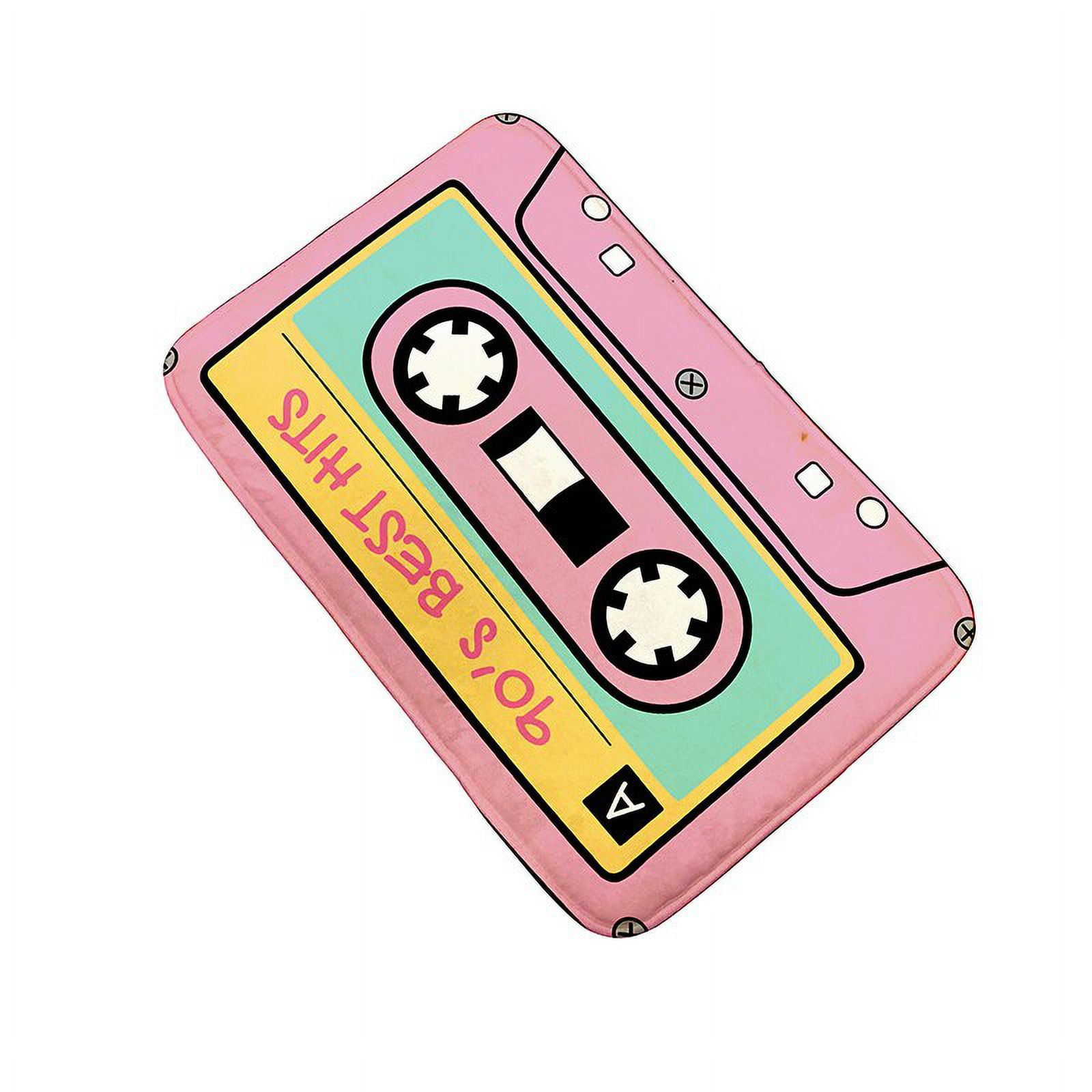 Large Rug Modern Home Decor Retro Cassette Music Tape Mat Multiple ...