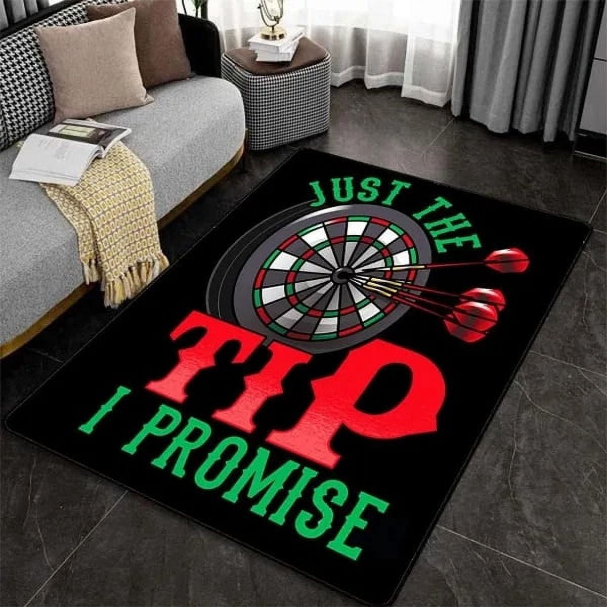 Large Rug Playroom Dart Carpet for Living Room Bedroom Decorations Sofa ...