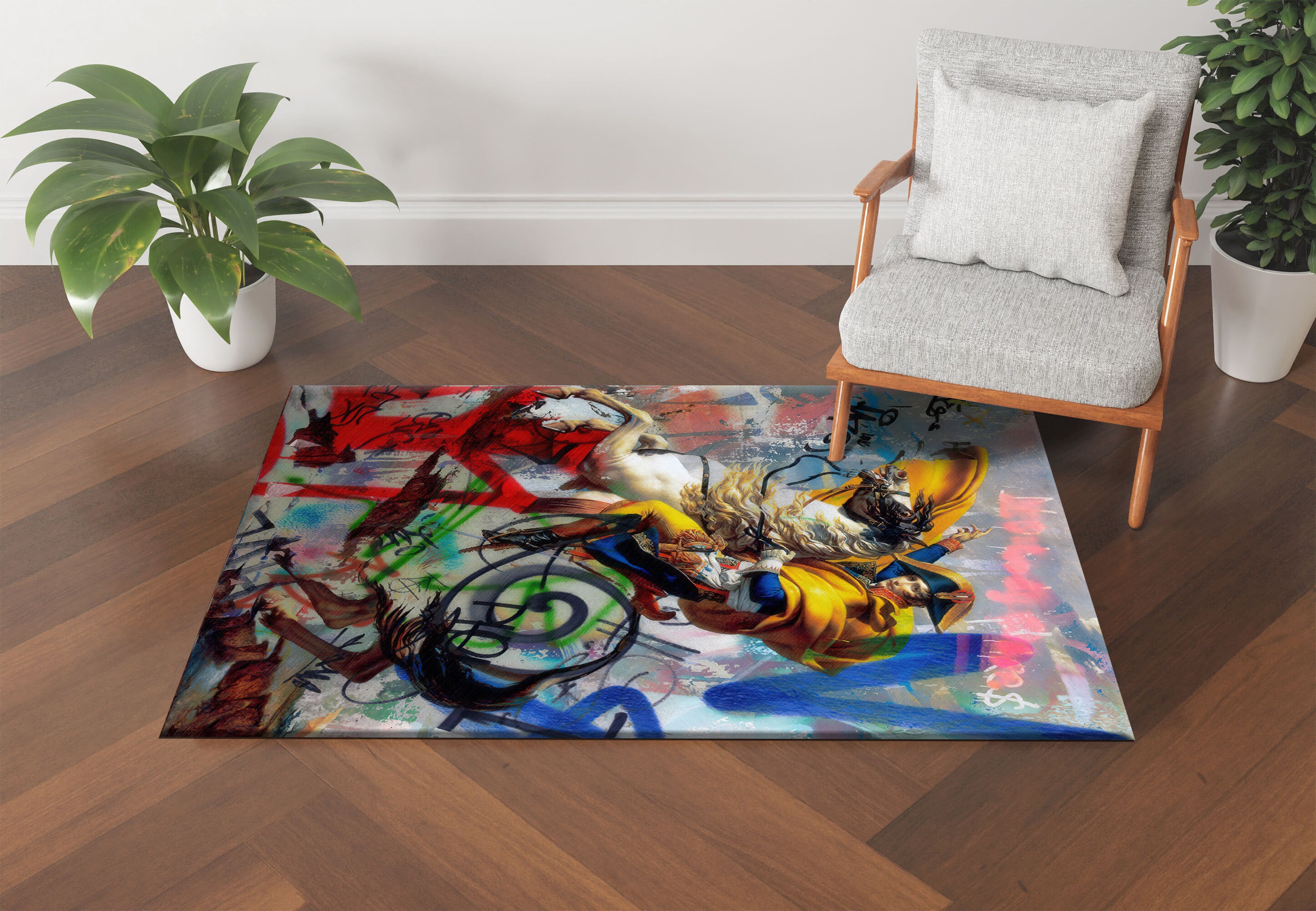 Large Rug, Popular Rug, Office Decor Rug, Gift For Him, Banksy Rug ...