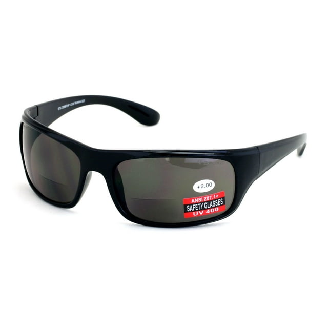 Large Rx-Bifocal Sport Sunglasses - High Performance Protective Safety ...