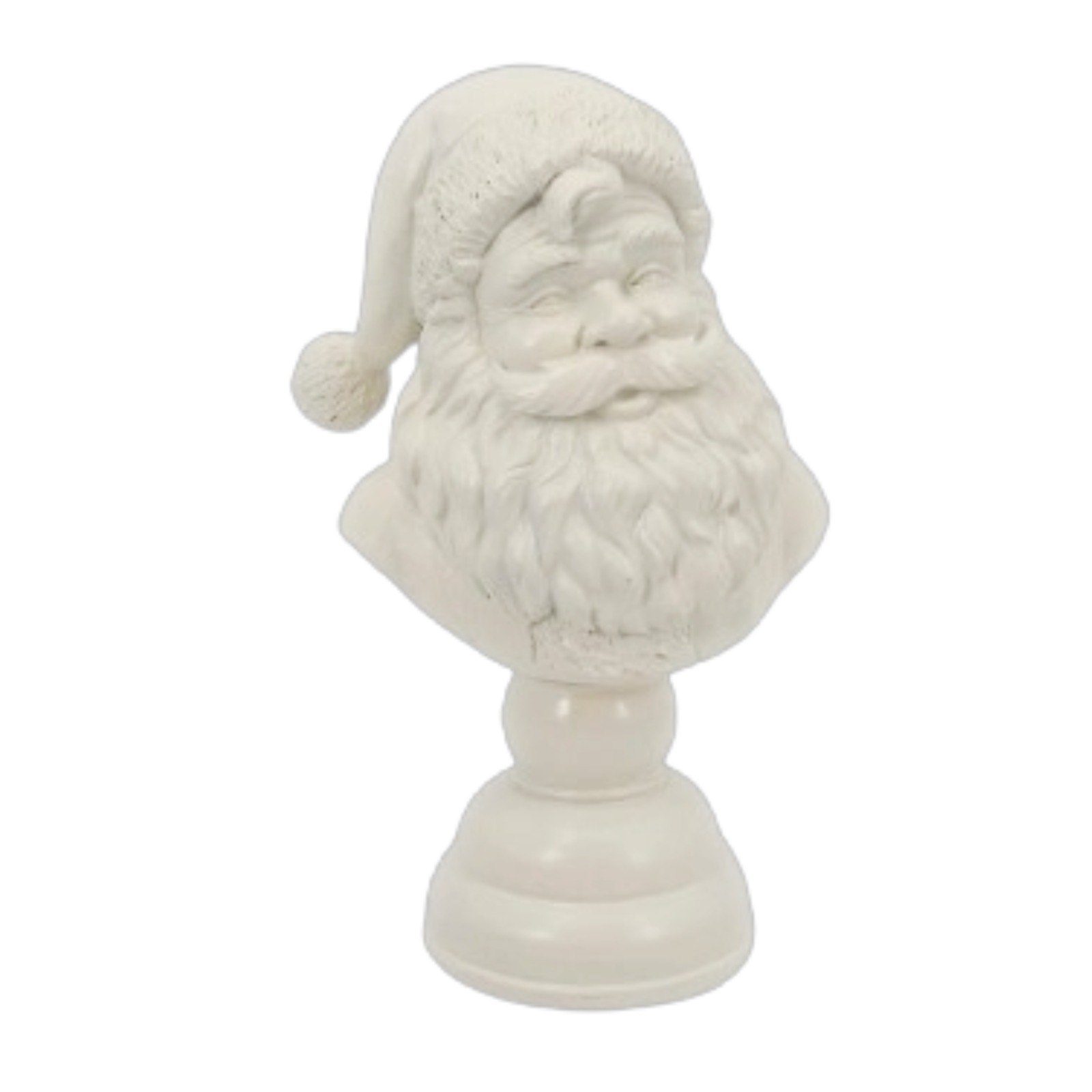 Large Santa Bust Christmas Decoration, 5.9" Realistic Resin Santa Claus ...