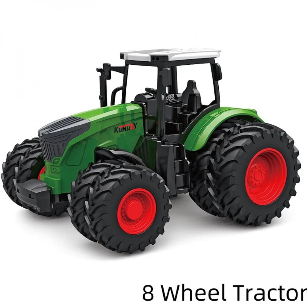 Large Scale Tractor toys DIY Farmer Car Playset Toy Transport Trailer ...
