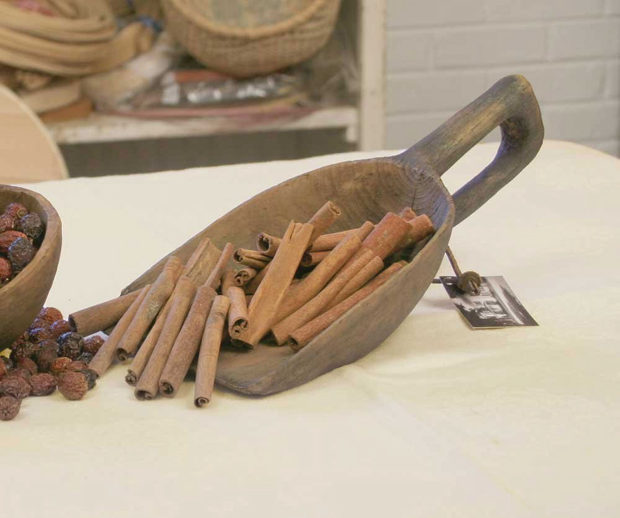 Large Scoop with Open Handle - Primitive Resin Treen Display ...