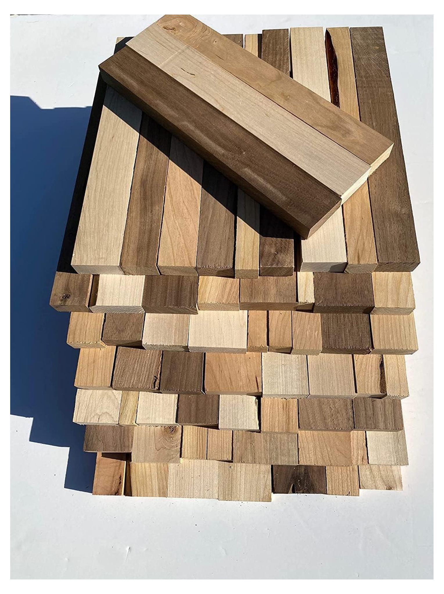 Large Scrap Box Long Edge Rippings Boards Teak,Purpleheart,Maple,Oak ...