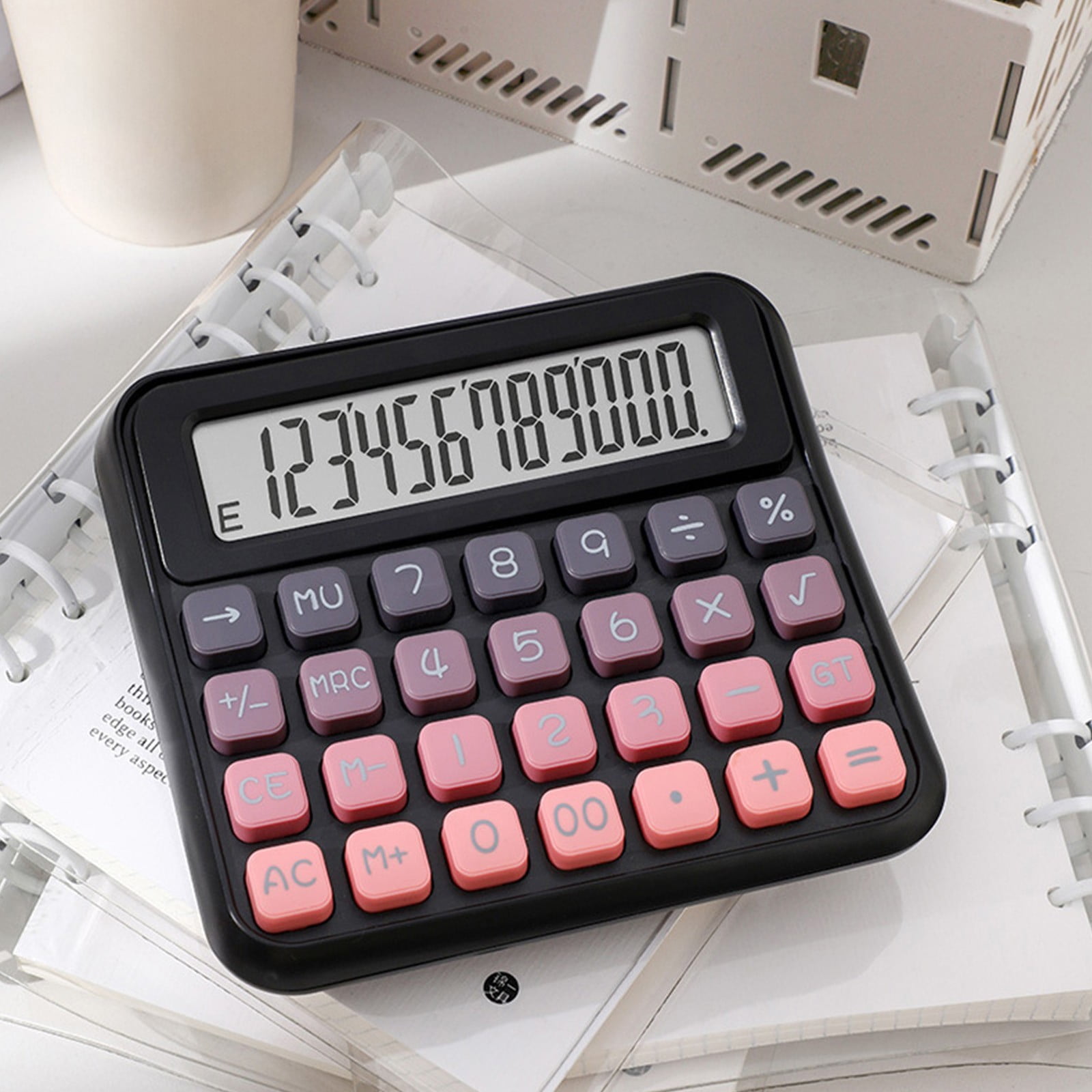Large Screen Desktop Calculator with Double Tilt Stand, 12-Digit ...