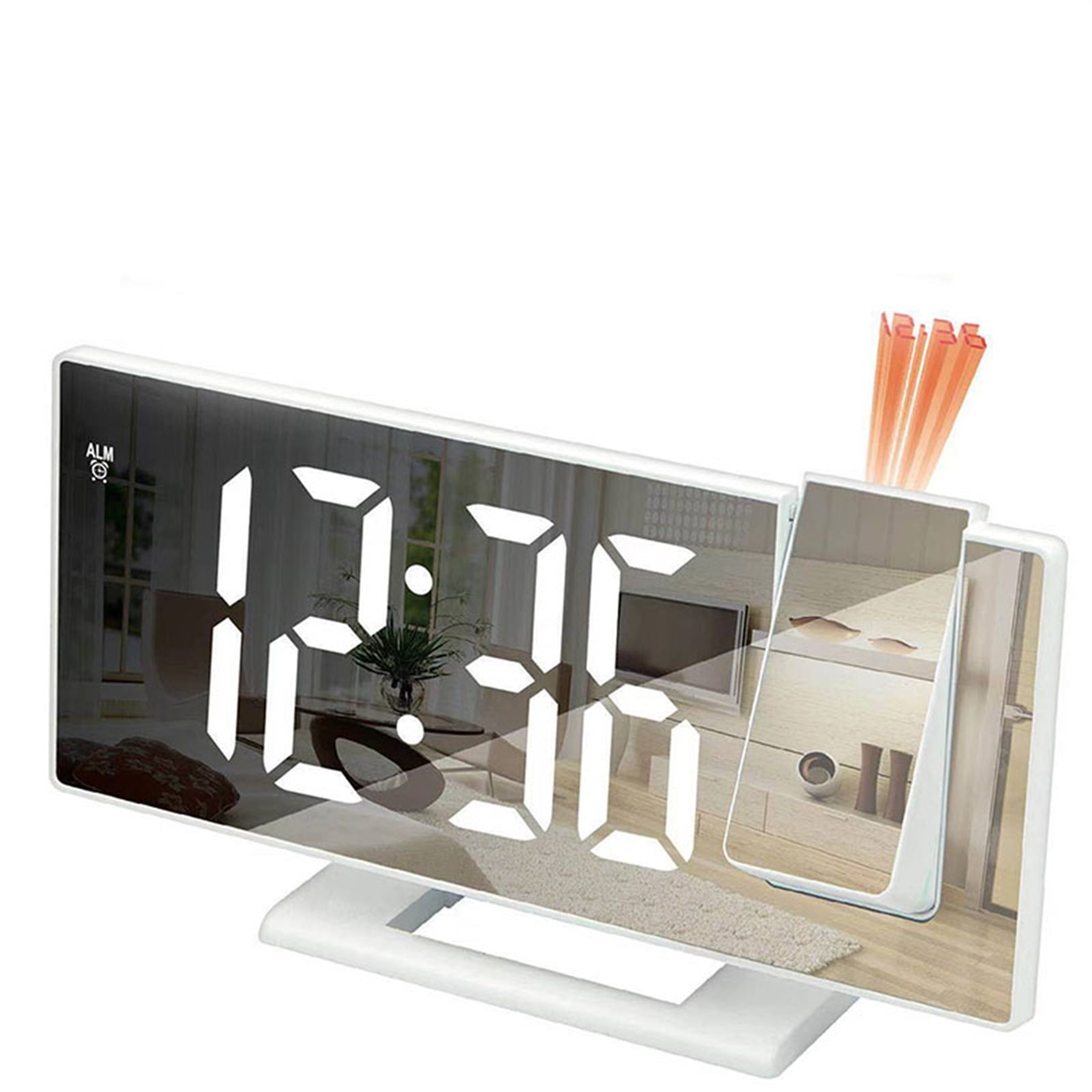 Large Screen Digital Display Projection Alarm Clock Temperature ...
