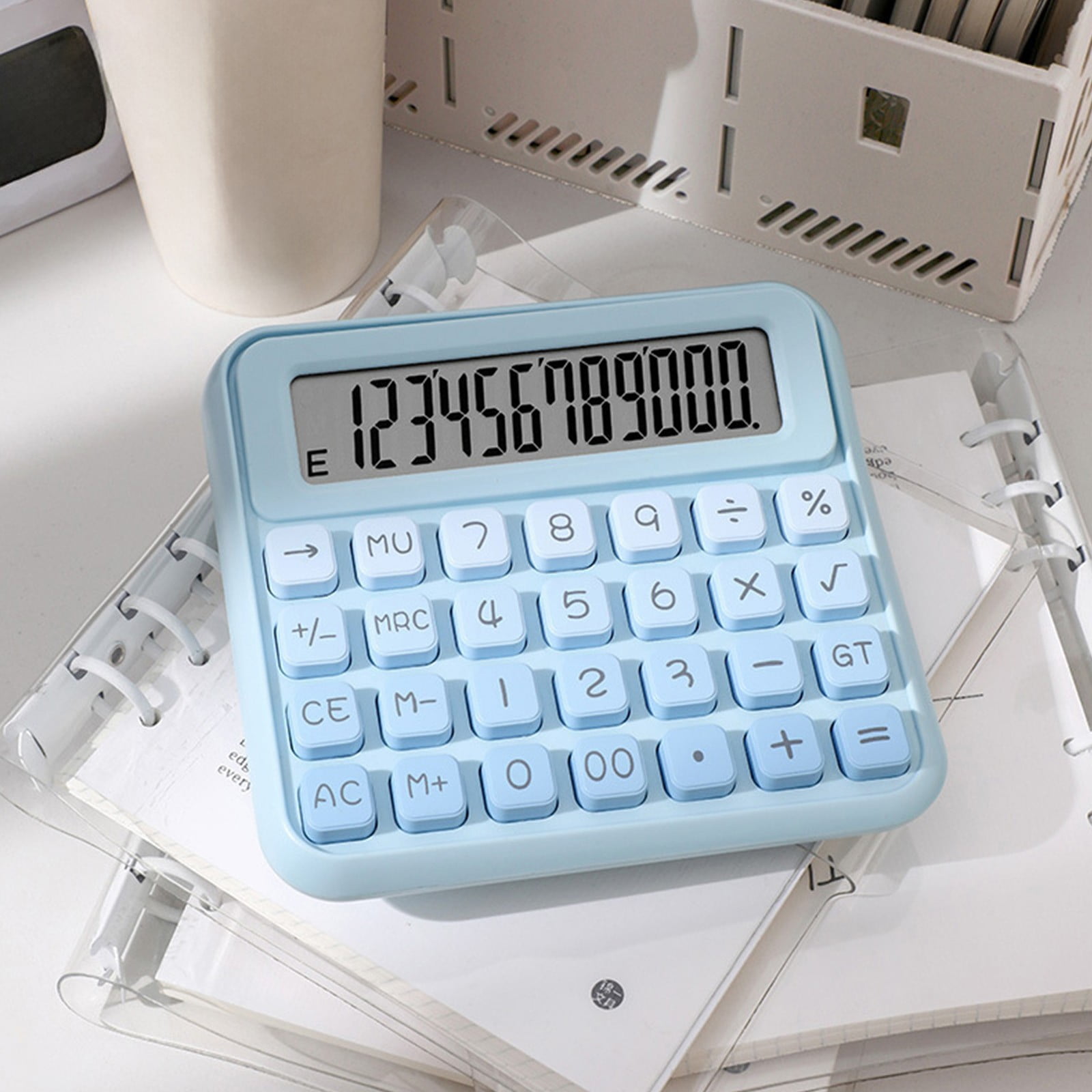 Large Screen Multi-Function Financial Calculator, Tilted Keyboard ...